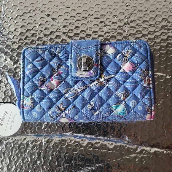 Vera Bradley | Bags | Vera Bradley Disney Rfid Turnlock Wallet | Poshmark